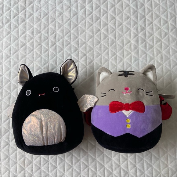 Squishmallows | Toys | Halloween Squishmallow Emily The Black Bat Tally ...